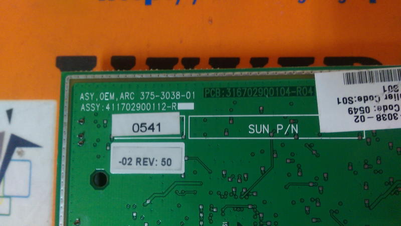 SUN 375-3038-01/411702900112-R/316702900104-R04 BOARD - 裕益科技自動化設備可程式編碼器PLC分散式控制系統DCS